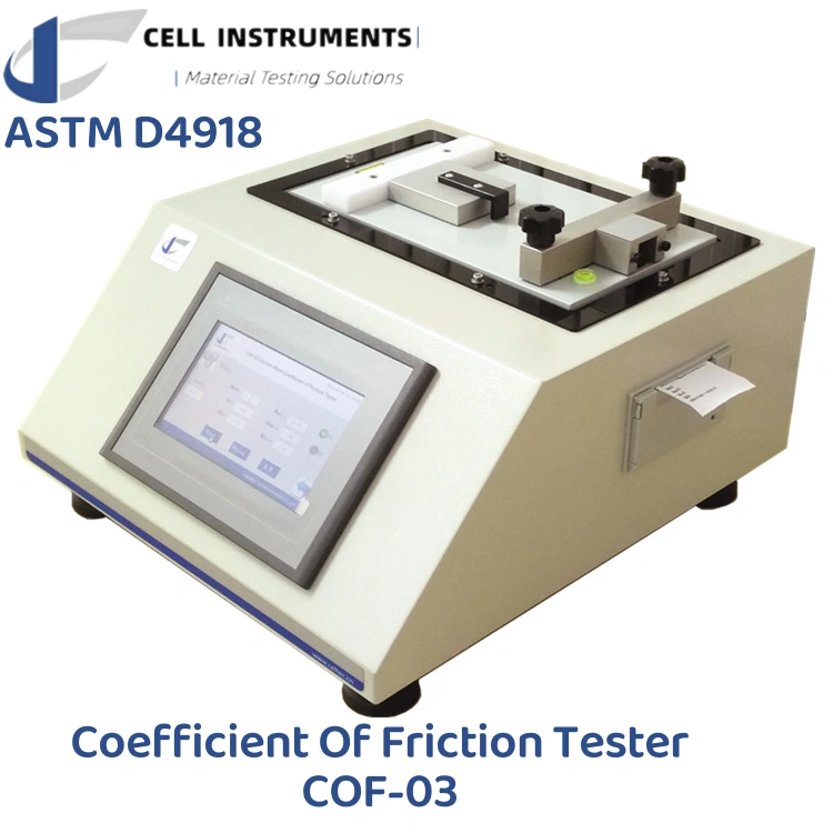 Static friction test based on ASTM D4918 - Coefficient of Friction Tester